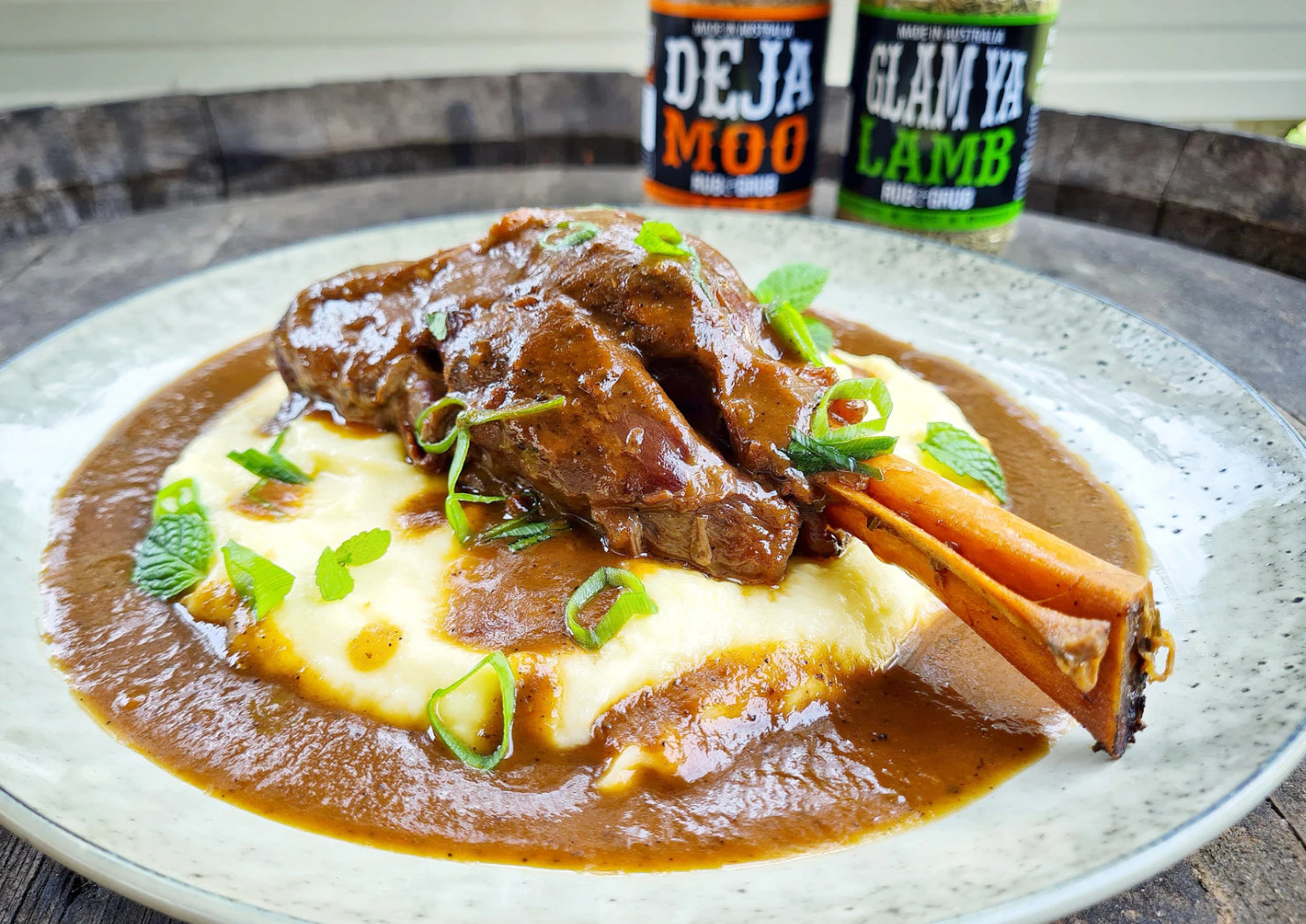 Espresso & Stout Lamb Shanks – Rub & Grub